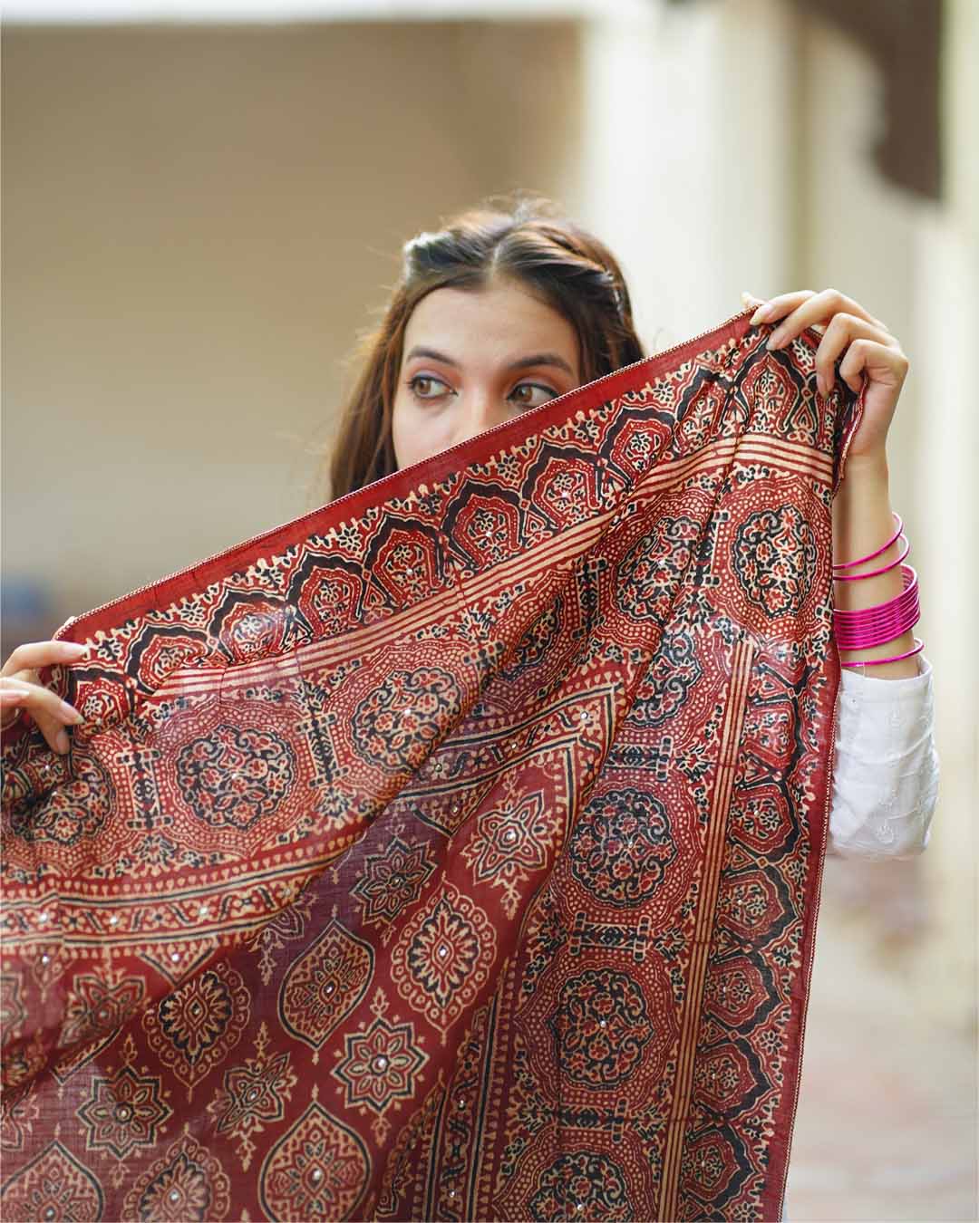 Ajrak Chaadar-D60
